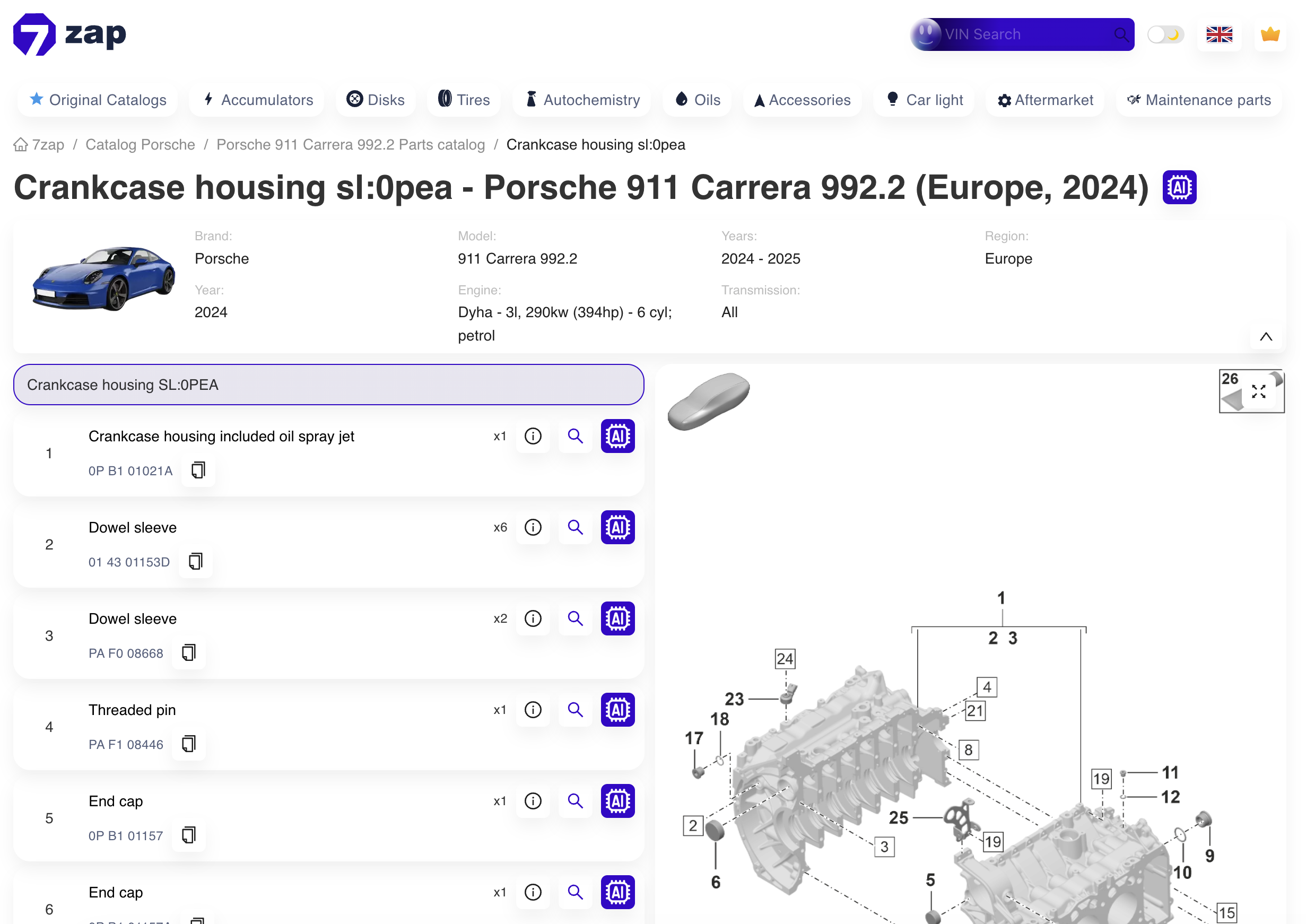 Free Porsche VIN Decoder - Porsche VIN Lookup & Build Sheet